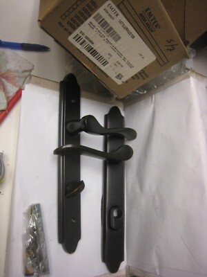 Emtek Multi Point C4 Entry LUZERN Lever Concord Style 1471LURHUS10B ORB ...