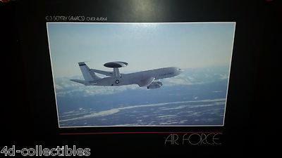 Vintage poster USAF Air Force E-3 Sentry AWACS Over Alaska Michael ...