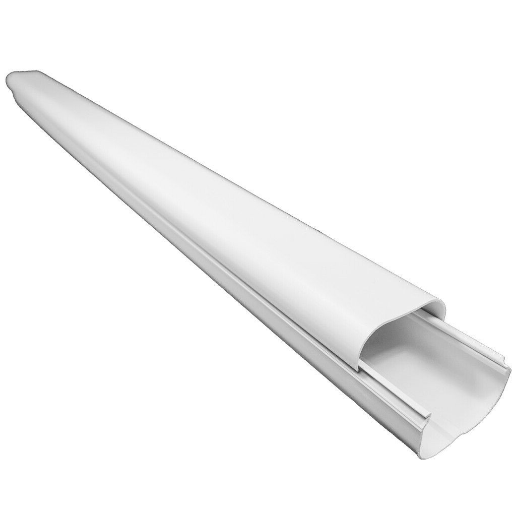 13 Ft PVC Decorative Line Cover Kit Set & Tubing 3" For Mini-split ...