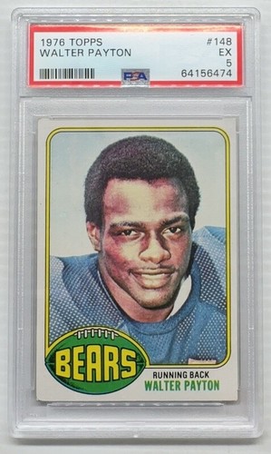 1976 Topps Walter Payton Rookie Card RC #148 PSA 5 Bears | eBay