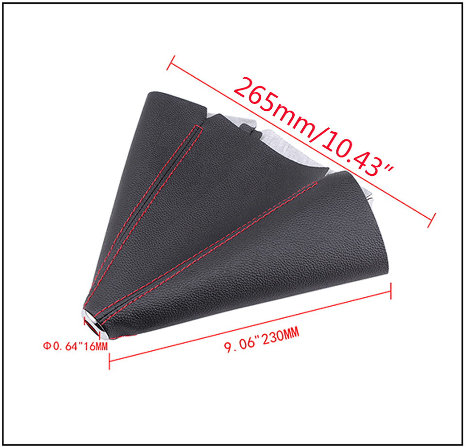 1Pcs Universal Leather Car Shift Knob Shifter Boot Cover Gear Manual ...
