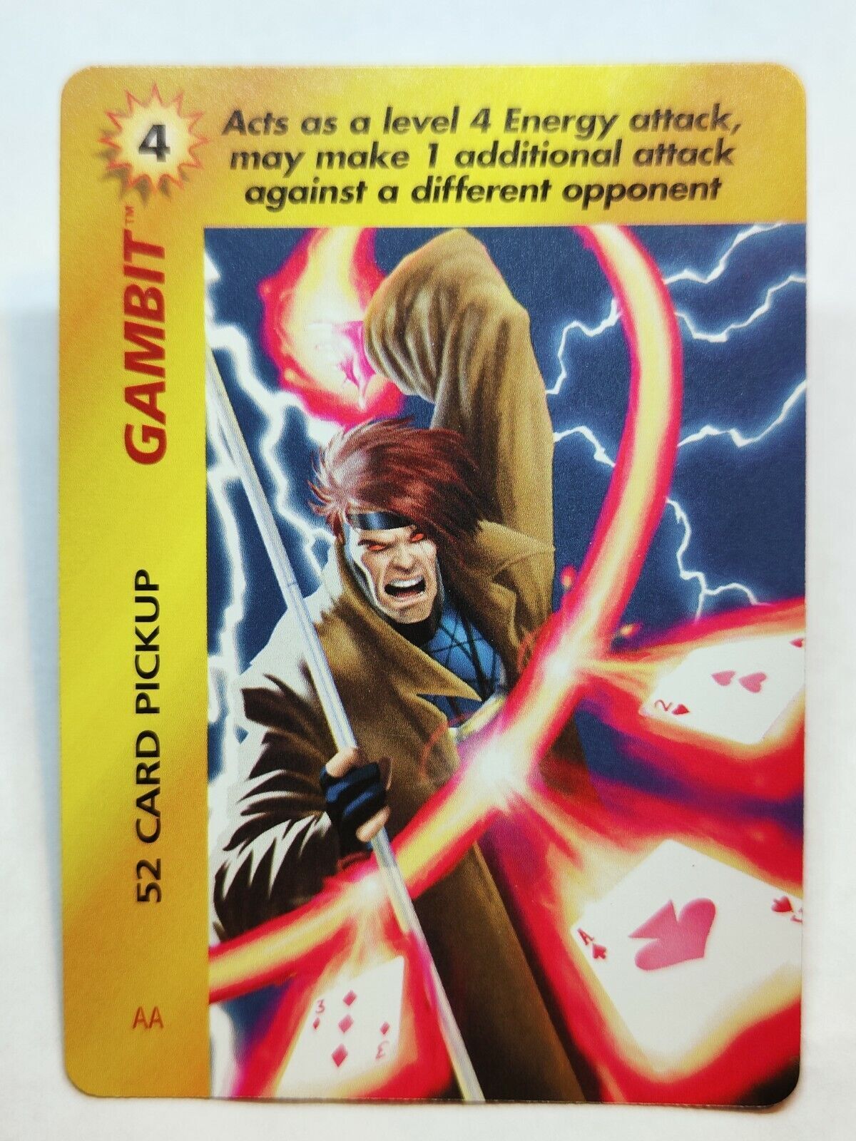 Fleer Marvel B50 1995 comics Overpower card - 52 card pickup - Gambit ...
