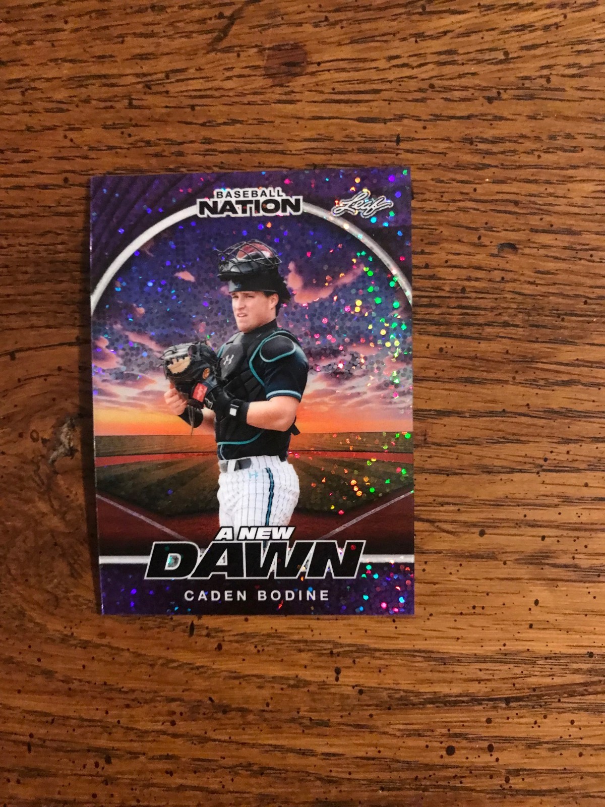 Caden Bodine 2025 Leaf Baseball Nation #NA-CB1 New Dawn Autographs ...