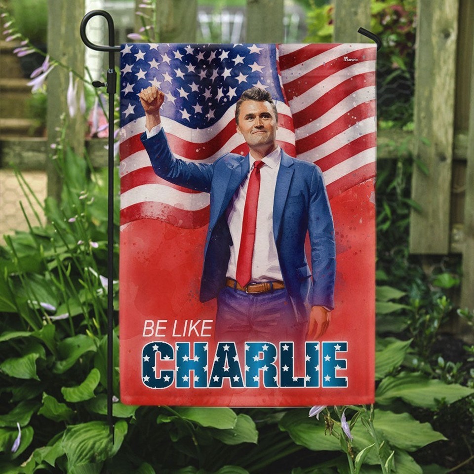Be Like Charlie Patriotic American Flag Charlie Kirk Memorial Flag | eBay