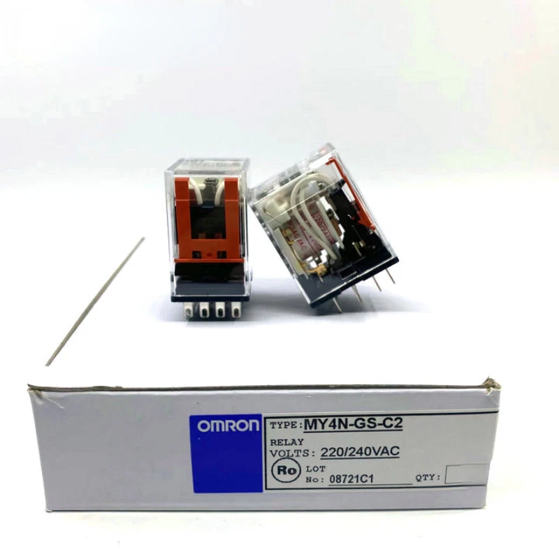 OMRON RELAY MY4N-GS 24VDC MY4N-GS 24VAC MY4N-GS 110/120VAC, 40% OFF