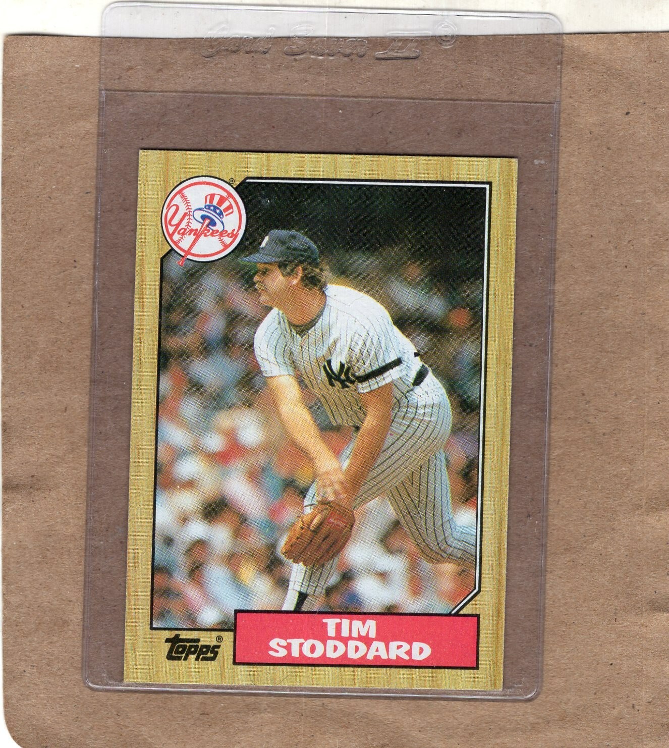 1987 Topps Tim Stoddard New York Yankees #788 NrMt | eBay