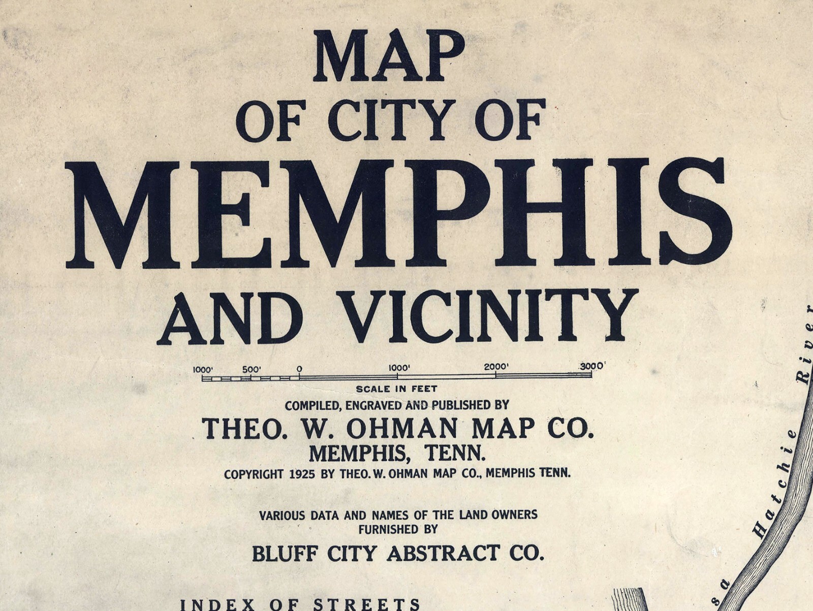 1925 Map of Memphis Tennessee and Vicinity | eBay