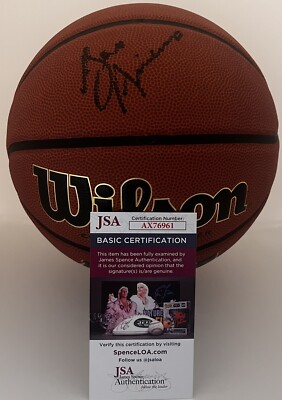 GENO AURIEMMA SIGNED WILSON NCAA BASKETBALL UCONN HUSKIES JSA COA | eBay