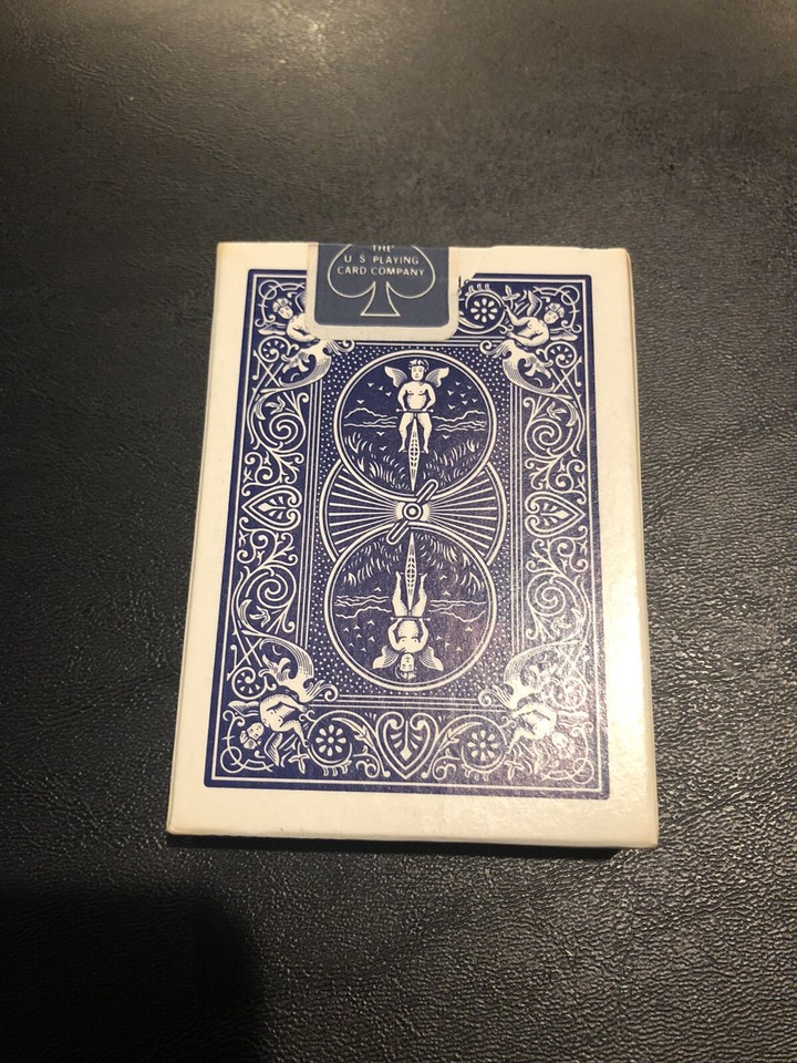 Bicycle Playing Cards Rider Back Blue Deck Brand New Factory Sealed H25 ...