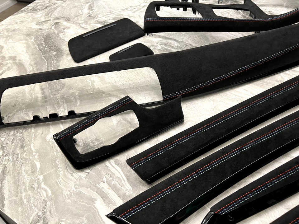BMW F10 F11 Alcantara Interior Trim Kit Set M Stitch M Performance LHD ...