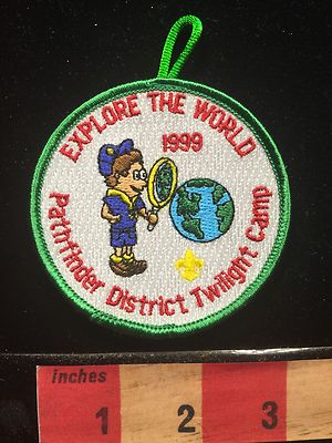 Pathfinder Twilight District Camp Boy Scout Patch Globe Explore The ...