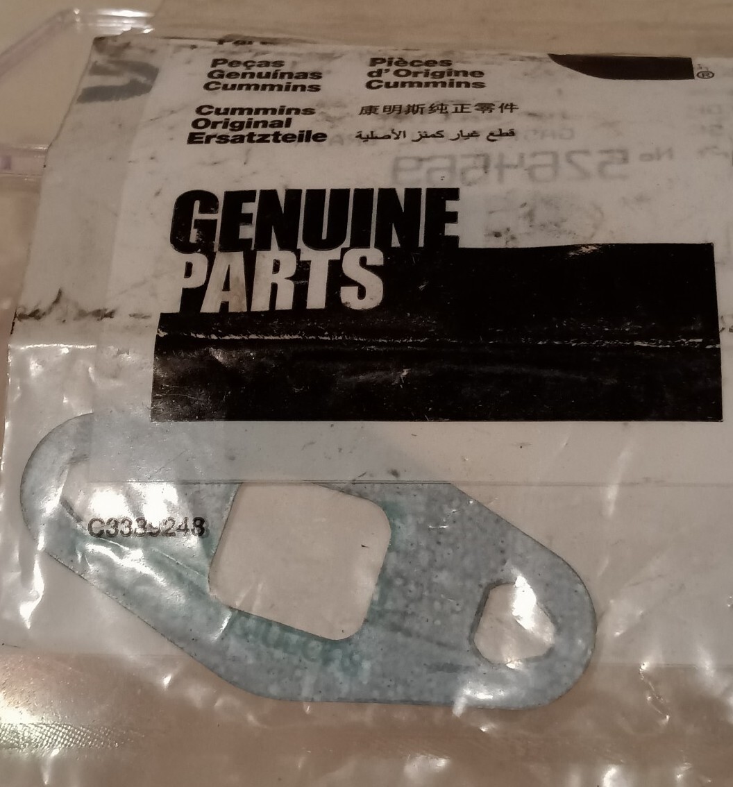 Genuine Cummins 5264569 Gasket Oil Drain for sale online | eBay