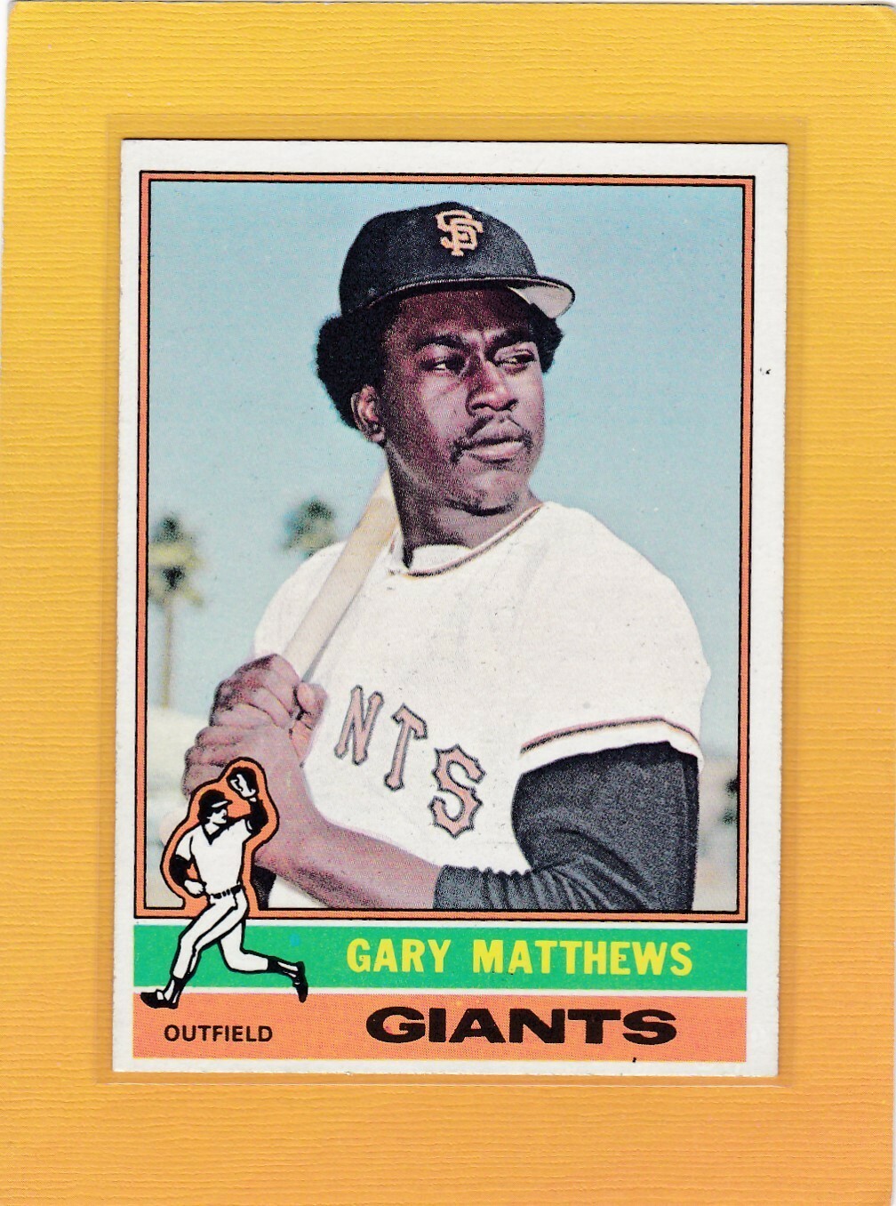 1976 TOPPS BASEBALL GARY MATTHEWS #133 GIANTS NMMT *69292 | eBay