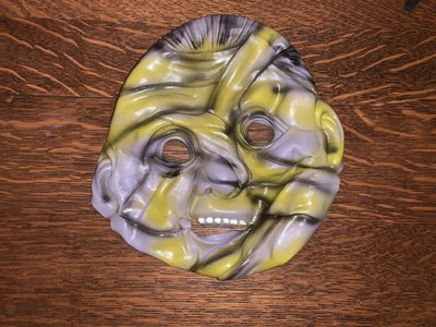 Vintage Rubber Scary Baby Goblin Orc Halloween Mask with Elastic Head ...