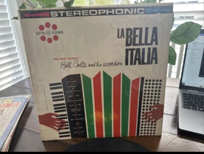 BILL COSTA La Bella Italia 1958 Vinyl LP Spin-O-Rama S-2 - Shrink! 1958 ...