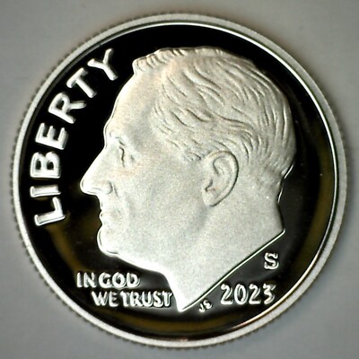 2023 S Roosevelt Proof Clad Dime 10c US Coin San Francisco Mint | eBay