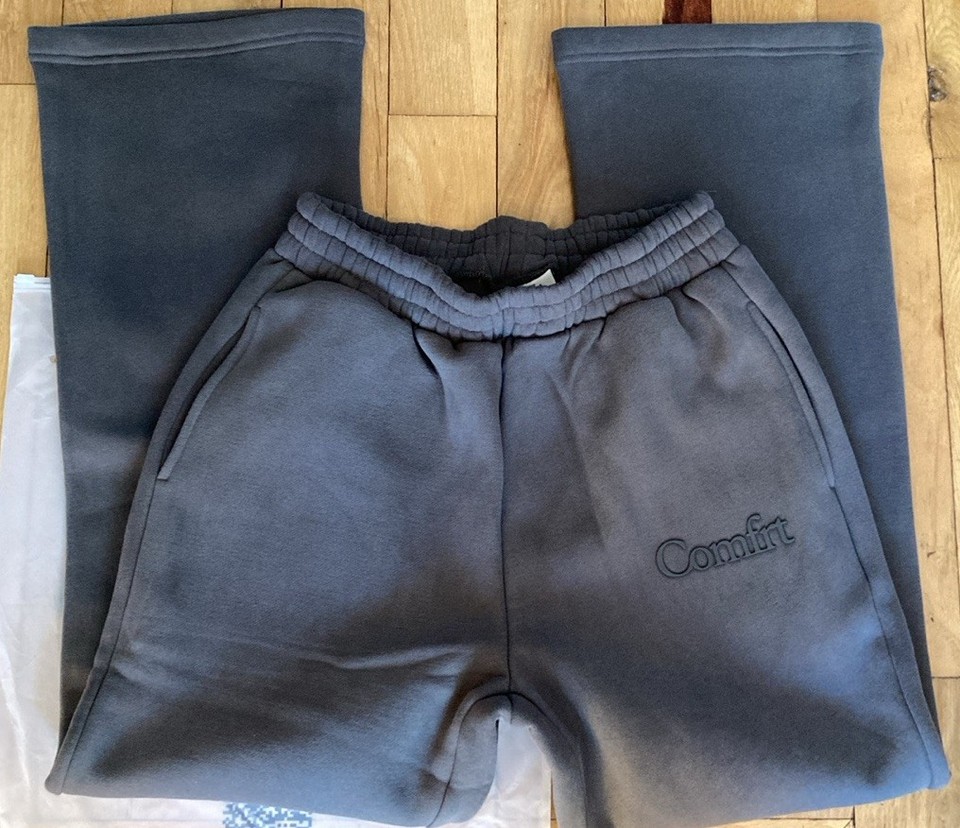 comfrt Comfort hoodie Sweatpants Adult Size Small set Steele Grey Color ...