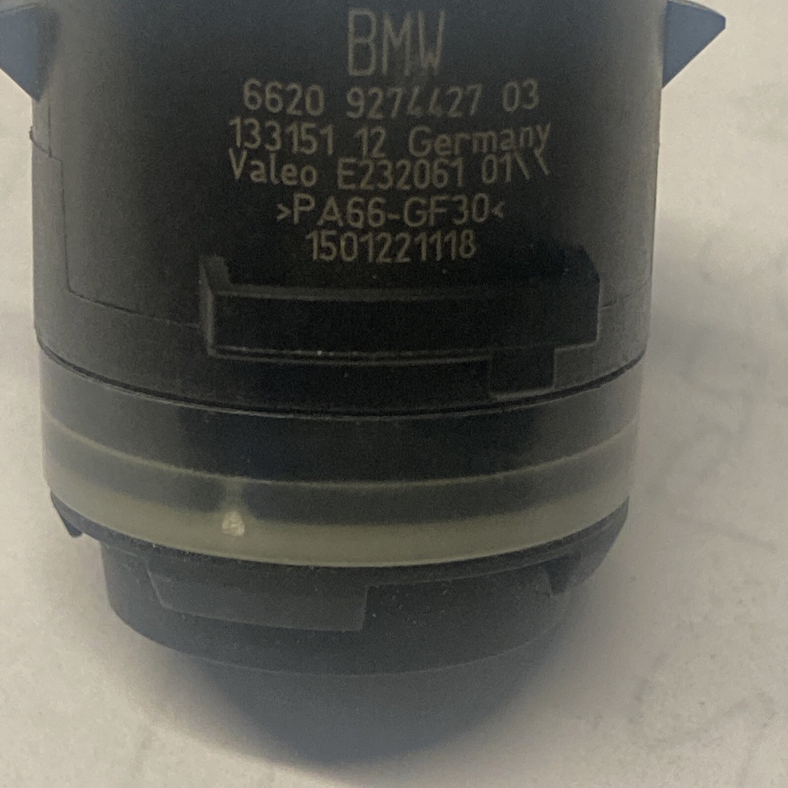 BMW Parking Assist Sensor Ultrasonic Black PDC 9274427 (66209274427 ...