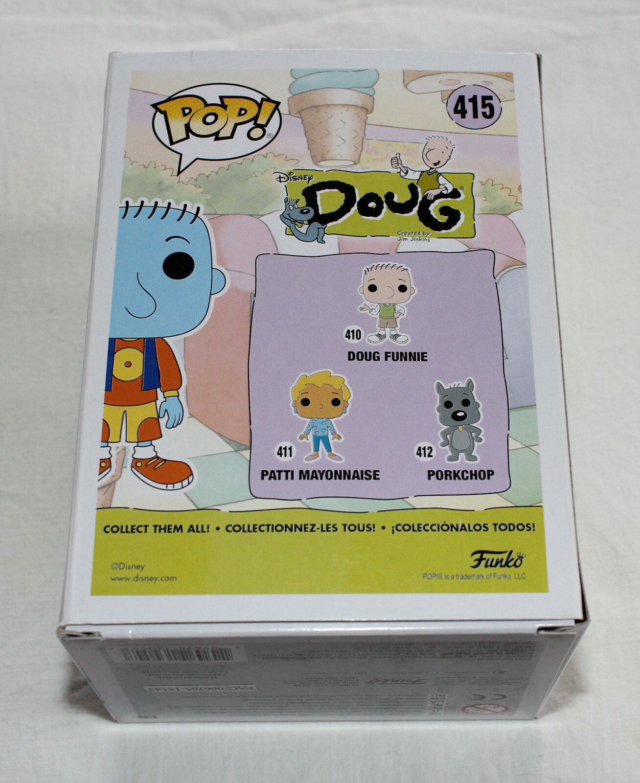 Disney Doug Skeeter Valentine Funko #415 Pop! Vinyl Figure 2018 SDCC ...