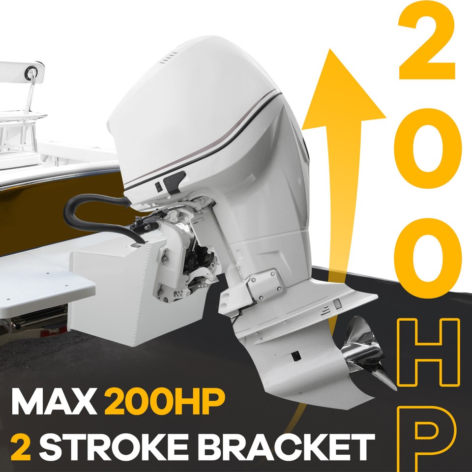 20" Outboard Single Engine Bracket Compatible W/ Mercs Yamaha Johnson ...