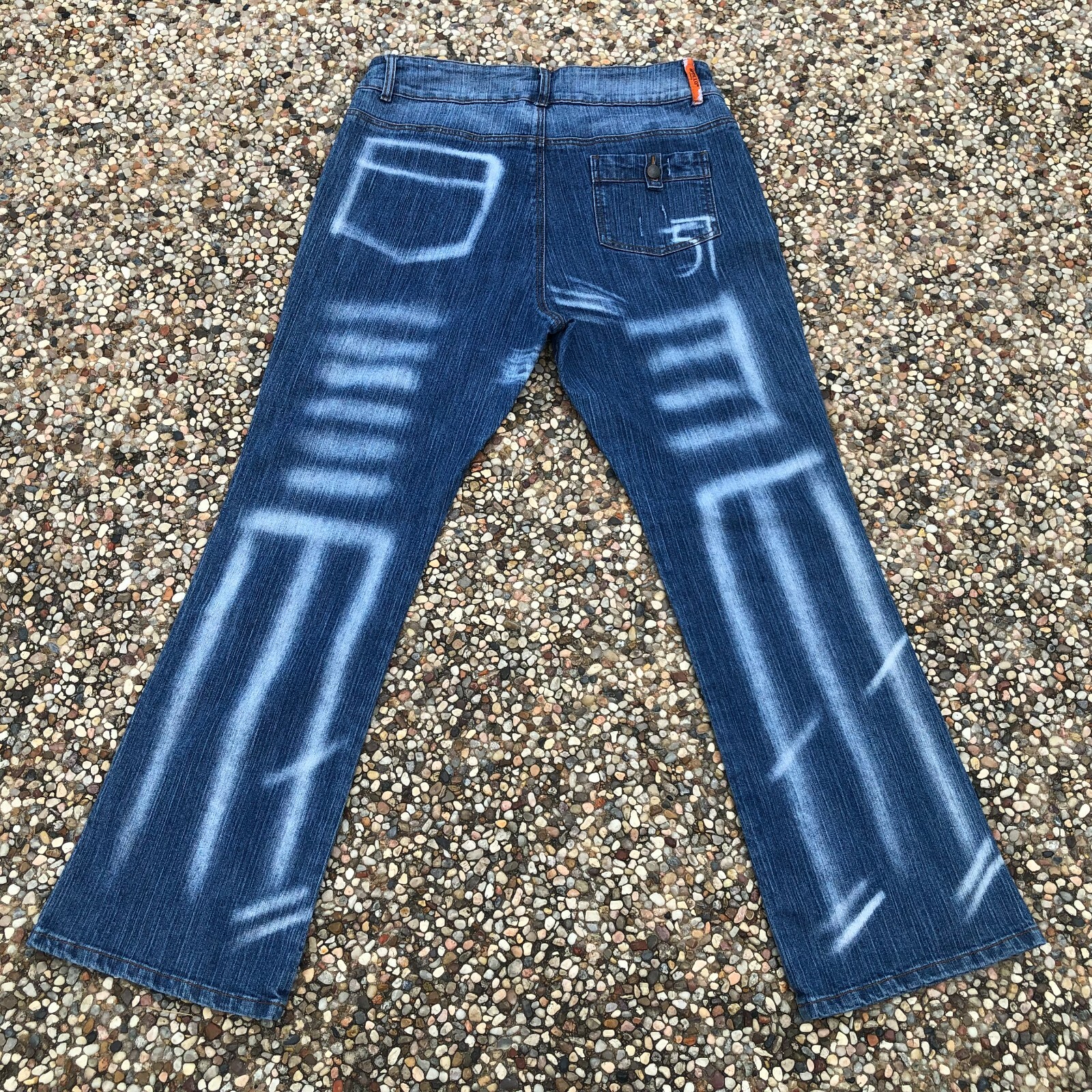 Vintage Apollo Jeans Bleached Design Bootcut Junior's… - Gem