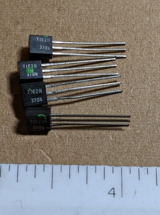 Lot of 4 NOS TIE 2N3704 Transistors | eBay