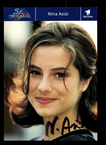 Nina Azizi St Angela Autogrammkarte Original Signiert # BC 61708 | eBay