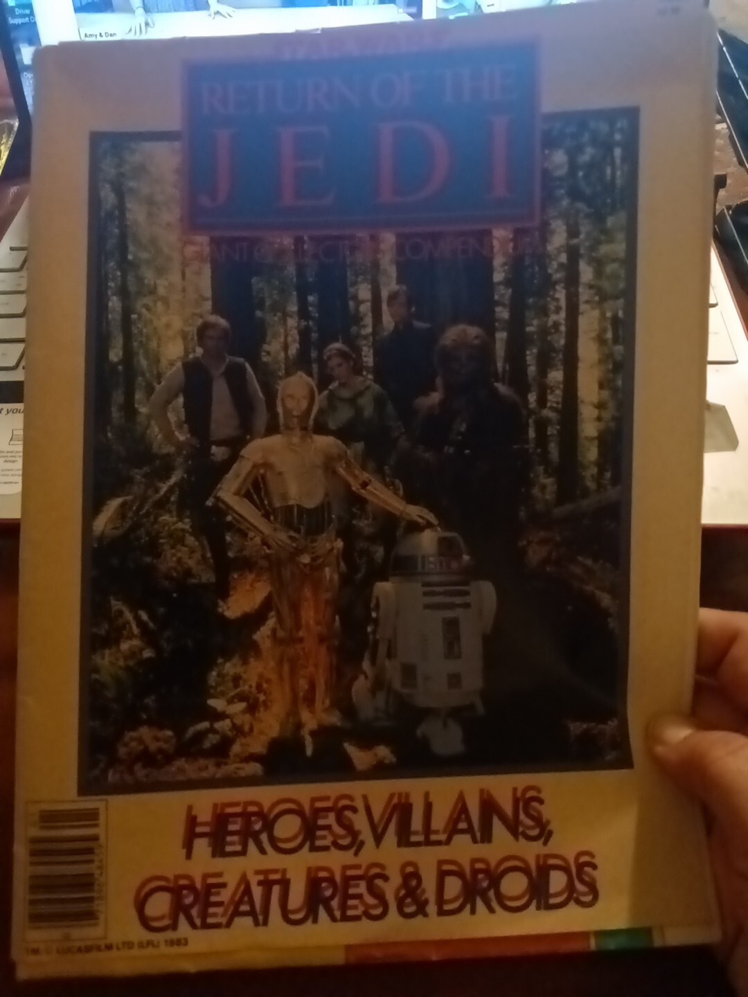 1983 Star Wars Return Of The Jedi Giant Collectors Compendium | eBay