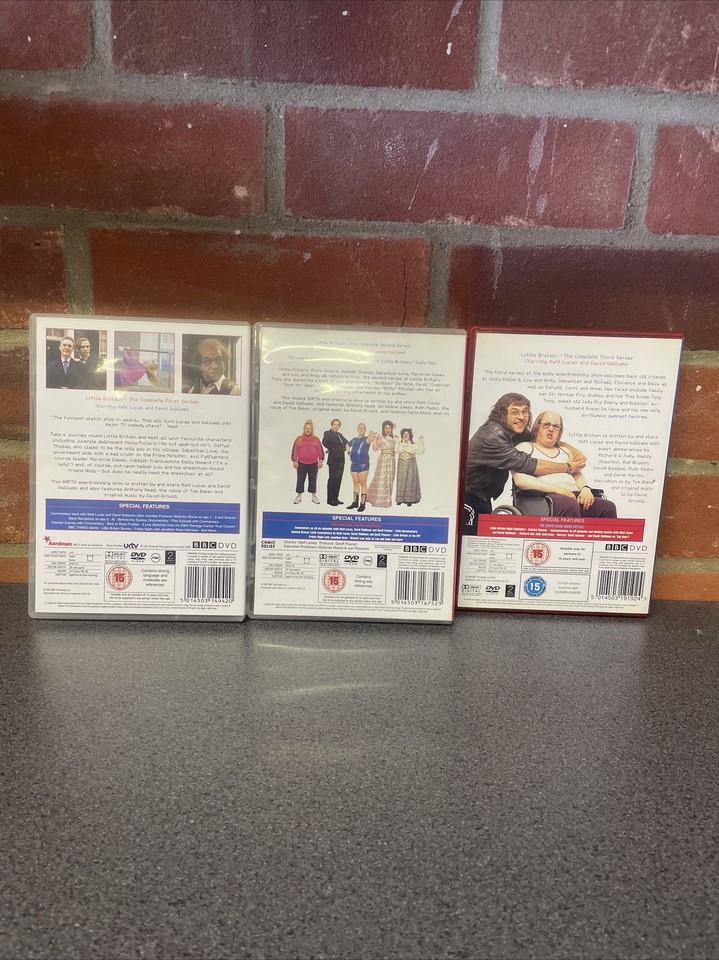 Little Britain Complete Series 1-3 BBC DVD Collection 5014503210120 ...
