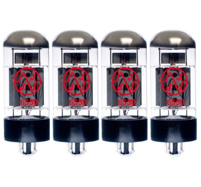JJ 6550 - 6550 JJ Electronic Valve New “4 Tubes” “Quad Matched” DHL ...