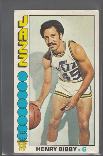 HENRY BIBBY 1976-77 Topps #36 New Orleans Jazz Tall Boys | eBay