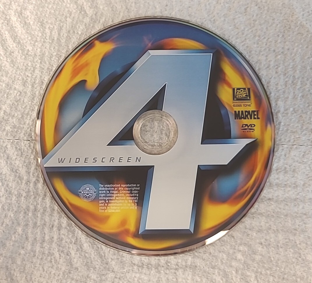 Fantastic Four Widescreen Edition DVD DISC ONLY FREE SHIPPING NO ...