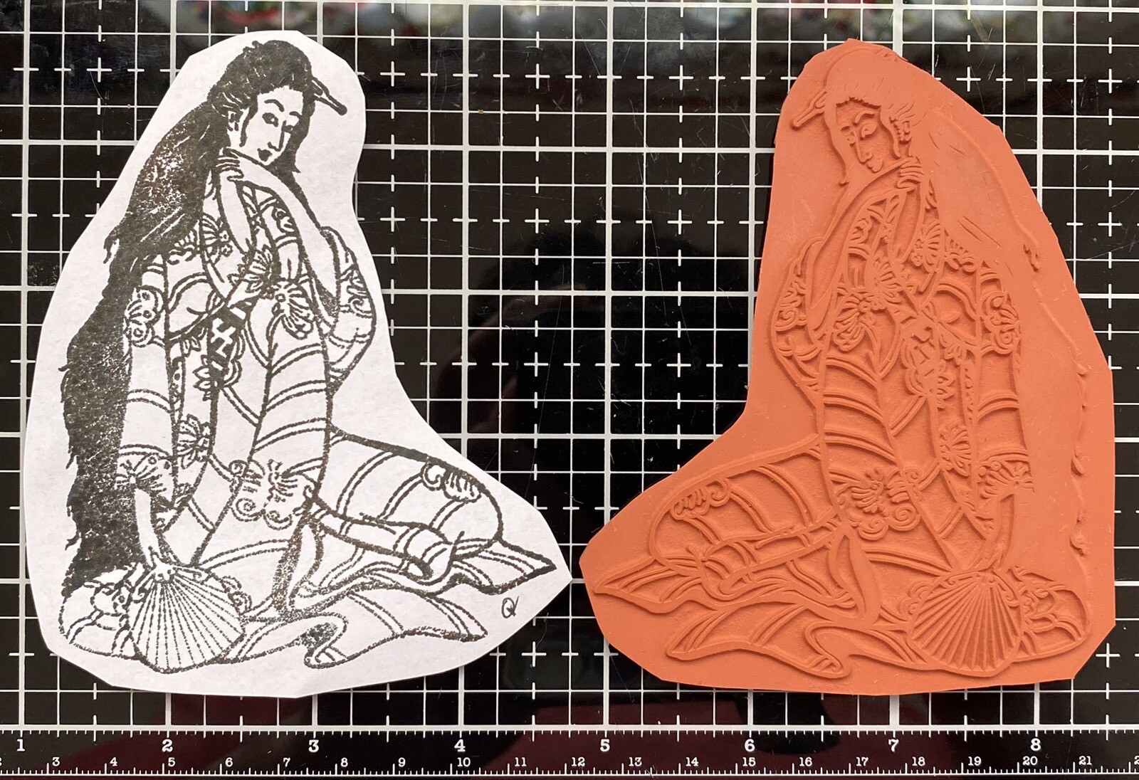 NEW! Japanese Geisha Shogun Samurai Cherry Blossom Kimono Silk Japan ...