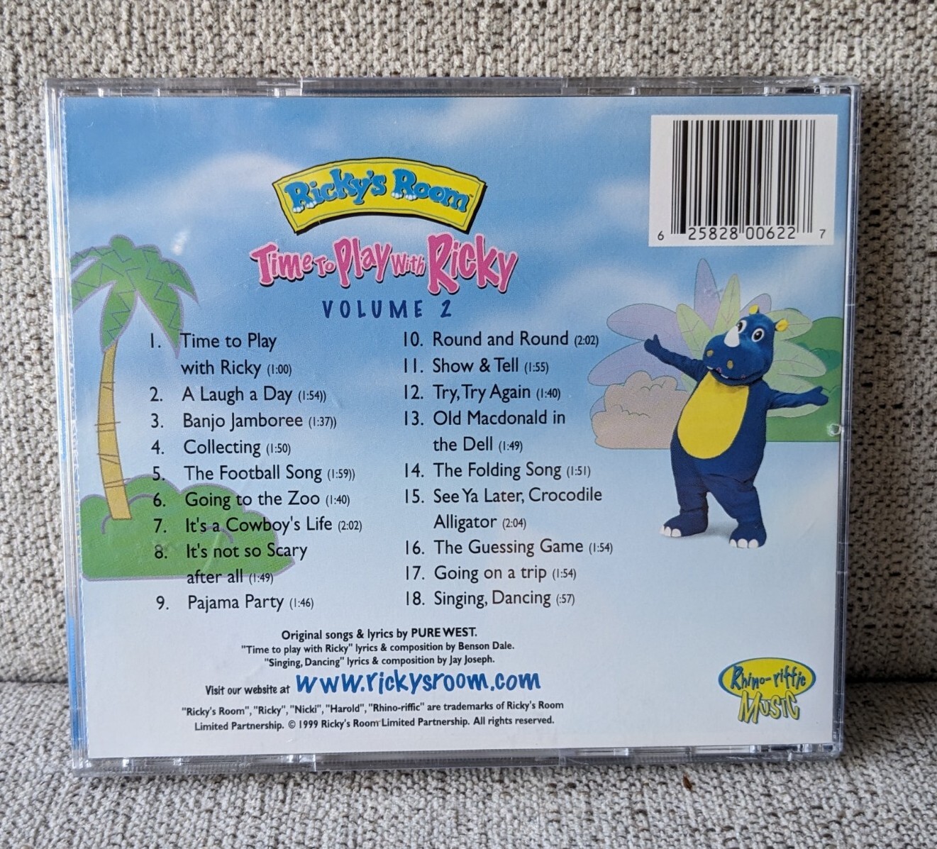 Ricky's Room - Time To Play With Ricky | Volume 2 | 1999, CD, Rhino ...