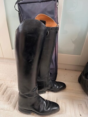 Ladies Black Konigs Riding Boots , Size 4 | eBay UK