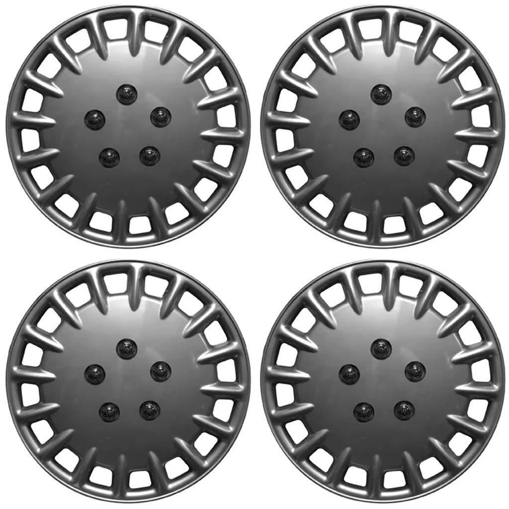 Streetwize Urban X Tornado Car Wheel Trim Set 15" Silver Set Of 4 Hub ...