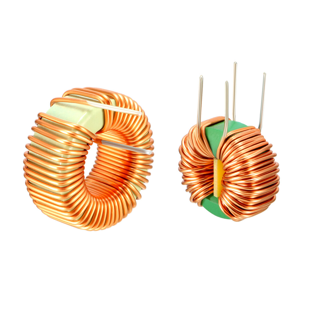 Inductor Wire 10Pcs Vertical Toroid Magnetic Inductor Monolayer Wire ...