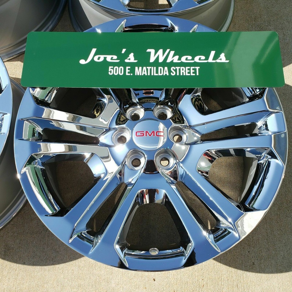 GM 22" Sierra Tahoe Denali Yukon Factory Silverado OEM Chrome Wheels ...