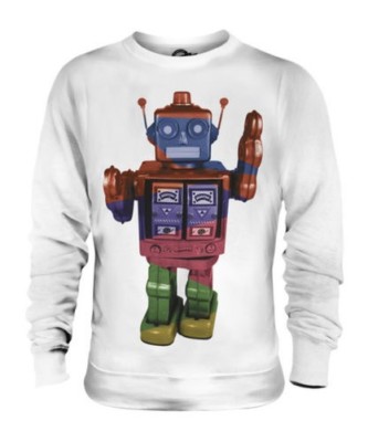 RETRO TOY ROBOT UNISEX SWEATER TOP GIFT STYLE SCIFI | eBay Australia