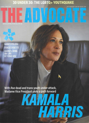 Advocate Gay Magazine Kamala Harris Nancy Pelosi 30 Under 30 Trace ...