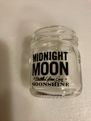 MIDNIGHT MOON MOONSHINE JAR SHOT GLASS, Mini Mason Jar Shot Glass | eBay