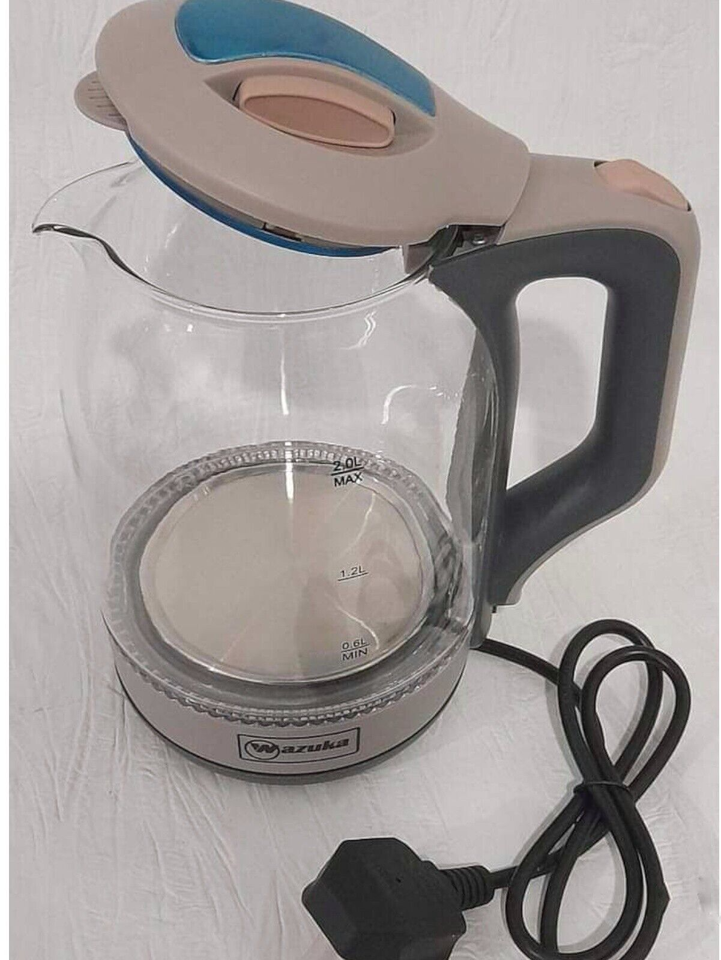 Blue LED Light Electric Glass Kettle Jug Tea Kettle Water Boiler Heater ...