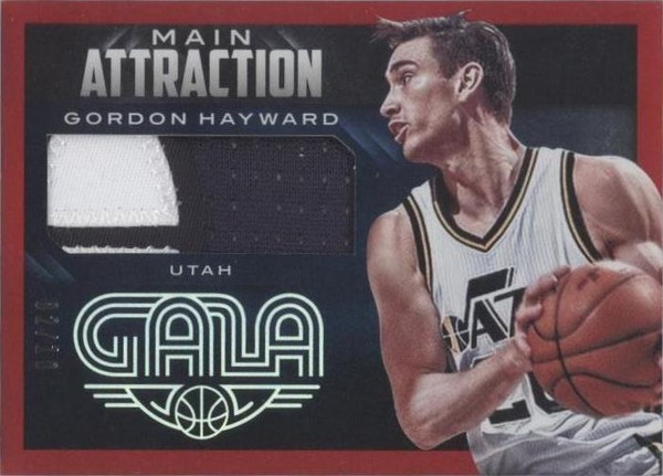 2014-15 Panini Gala - Main Attraction Memorabilia Crimson #17 Gordon ...