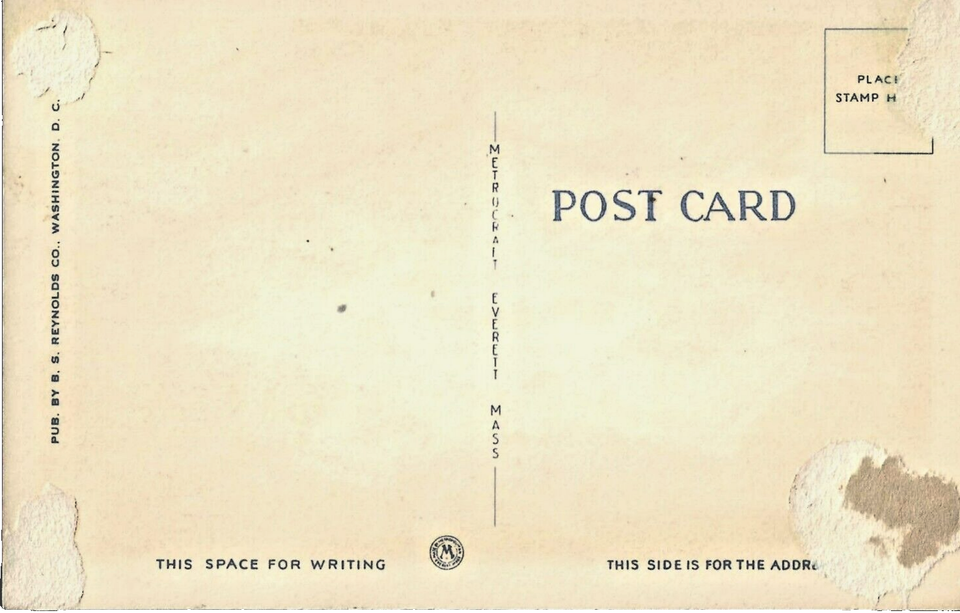 VTG Linen Postcard US Capitol Supreme Court Library Of Congress ...