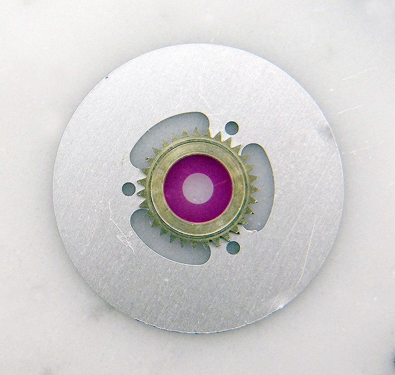 Genuine Rolex 2135 Caliber Midsize Open 6 White Date Wheel Disc for ...