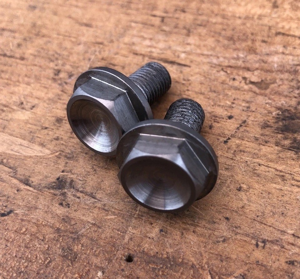 Titanium Crank Arm Bolts -VTG 90s Speed Metal ,Hex Head for Square ...