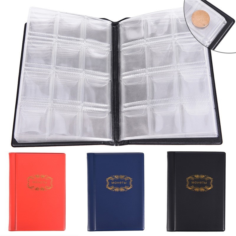1 X Professional Coin Collection Book Album Fits For 120 Pcs Coins ...