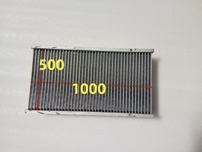 Aluminum Radiator Core size , you can custmize sizes 500*1000*68mm | eBay