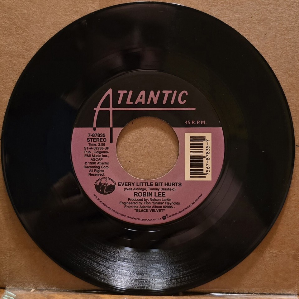Robin Lee - Every Little Bit Hurts / Love Letter - Atlantic Records ...