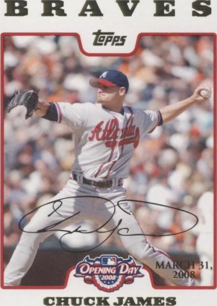 2008 Topps Opening Day - Chuck James #53 Opening Day Edition /2199 for ...